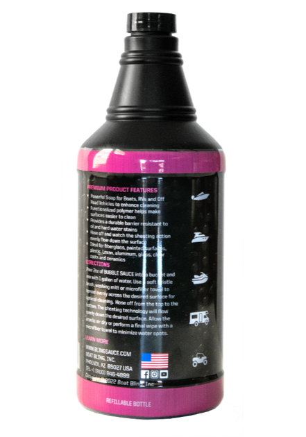 Bubble Sauce | Premium Boat, RV & UTV Soap | Advanced Sheeting ...
